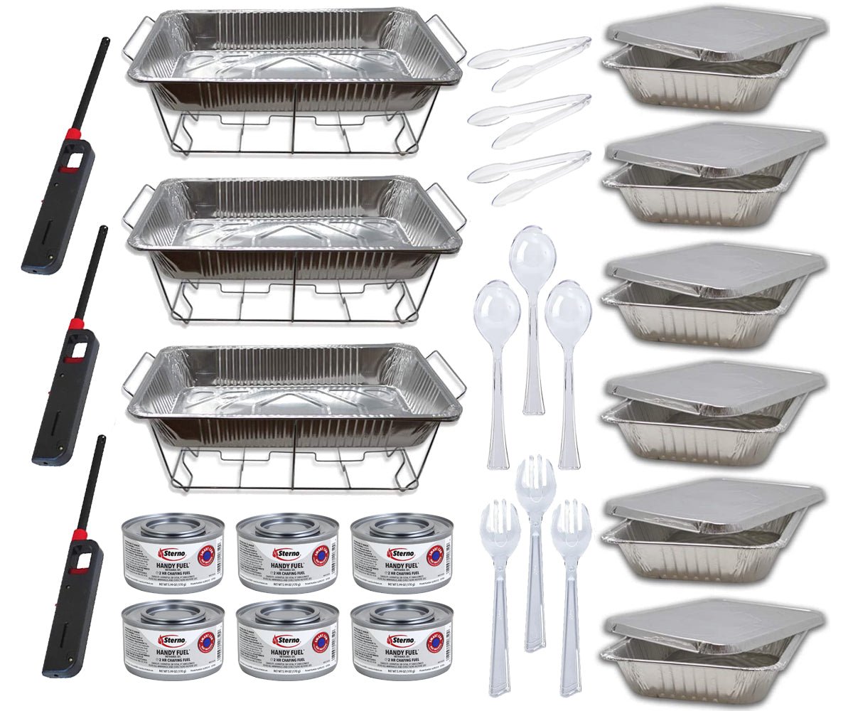 Complete Disposable Buffet Sets for Catering Events – OnlyOneStopShop