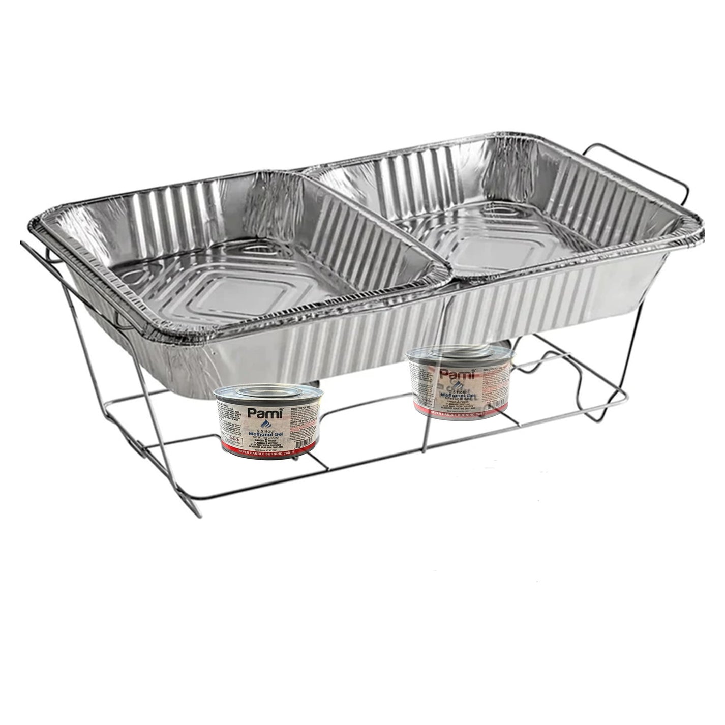 9PCs Disposable Aluminum Wire Chafer Stand Kit | OOSS – OnlyOneStopShop