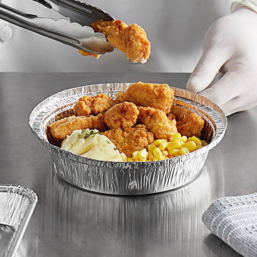 Disposable Aluminum 8'' Extra Heavy Deep Foil Pan – OnlyOneStopShop