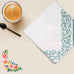 Romantic Border White Silver Mini Cocktail Napkins – OnlyOneStopShop